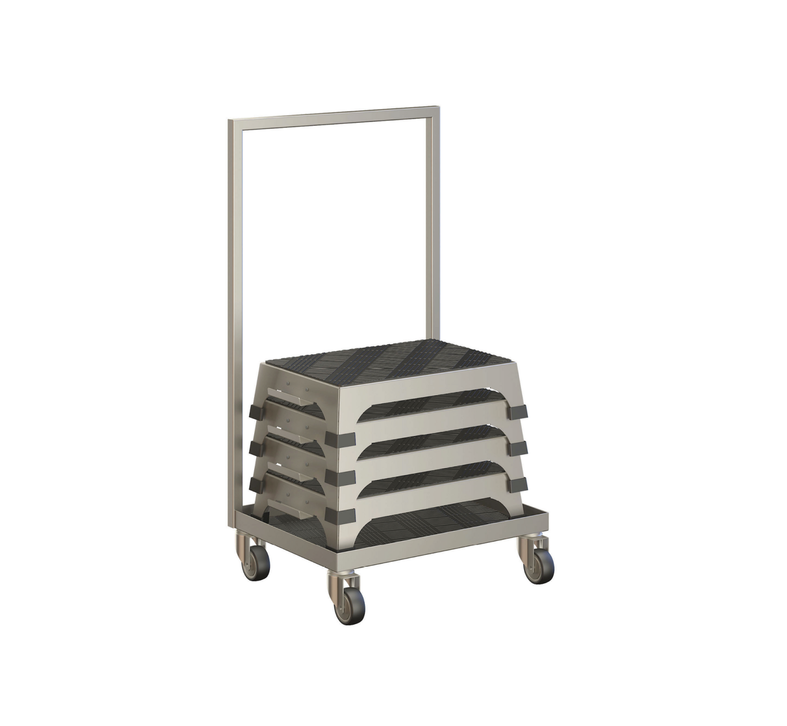 Stacking Interlocking Step Stool Trolley - Hipac