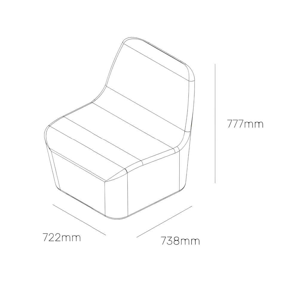 Taper Lounging Chair - Hipac
