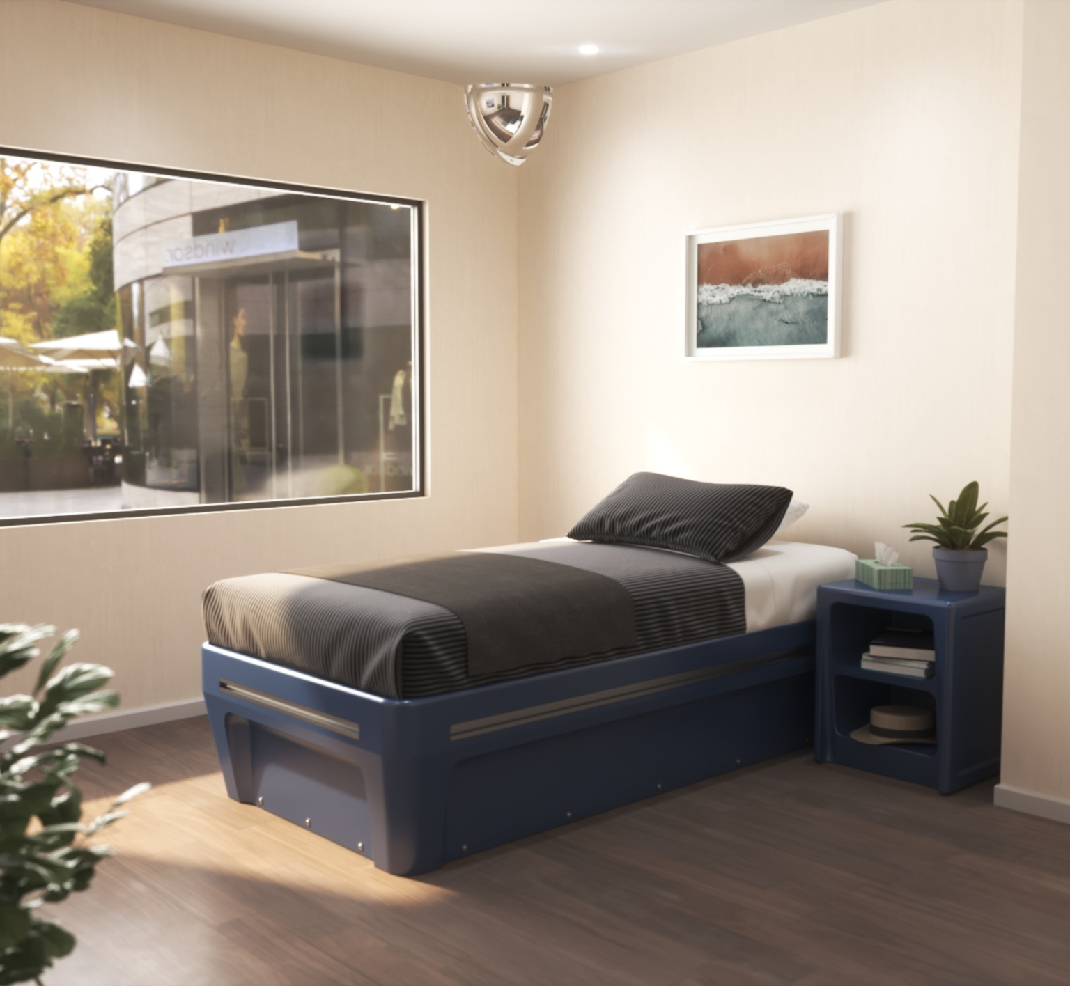 Mental Health Bed with Restraints | Mental Health Furniture | Hipac