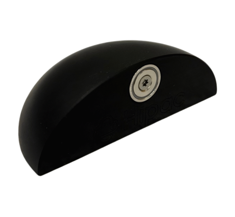 Secure Floor Mounted Doorstop with Magnetic Hold Open - Hipac