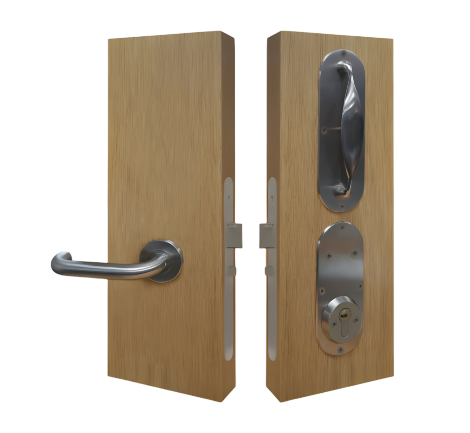 Back-Of-House Lockset with Lever - Hipac